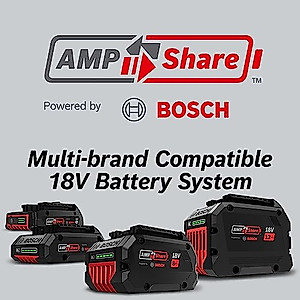 BOSCH GWS18V-13PB14 PROFACTOR™ 18V 5 – 6 In. Angle Grinder with Paddle Switch with (1) CORE18V® 8 Ah High Power Battery