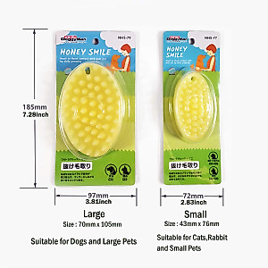 Ultra-Soft Silicone Pet Massage Brush,Great for The Bath Deshedding and Massaging & Grooming Your Pet - for Dogs and Large pets(Large)