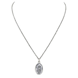Rosemarie Collections Irish Religious Medal St Bridget and St Patrick Pendant Necklace