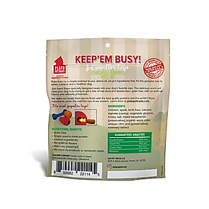 PLATO Keep'Em Busy Chicken & Apple Recipe for Large Toys 5oz, Natural