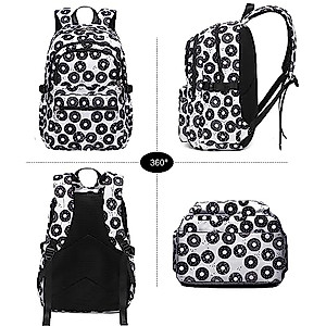 Joyfulife School Backpack for Girls Backpack with Lunch Box Primary School Bags Elementary Bookbags Set