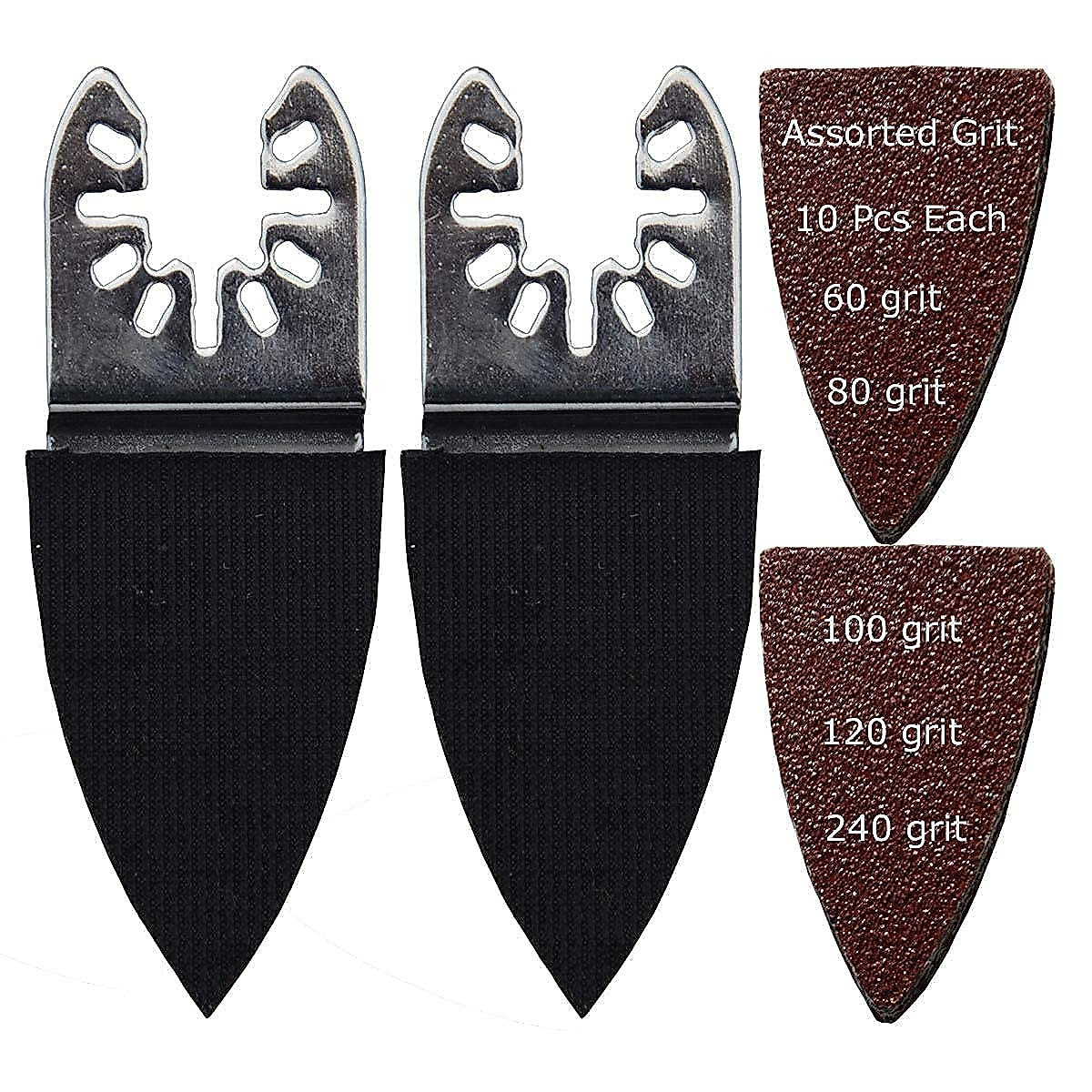 XXGO 124 Pcs Oscillating Tool Blades Accessories Kits Compatible with Bosch, Chicago, Craftsman, Dewalt, Dremel, Fein, Harbor Freight, Makita, Milwaukee, Porter Cable, Ridgid, Ryobi, Rockwell XGM0502