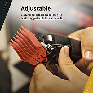 Wahl Professional Designer Corded Clipper Vibratory Motor Adjustable Taper Lever Cuts Wet or Dry