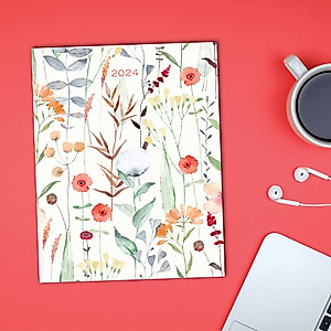 Willow Creek Press Botanical Bliss 2024 Booklet Softcover Monthly Planner (7.5" x 9.5")