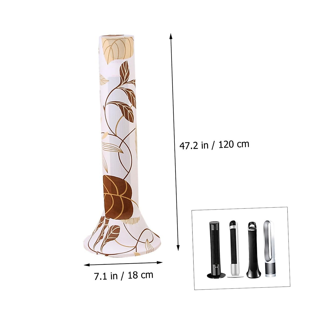 USHOBE Stand Fan Cover Home Accessories Sturdy Tower Fan Cover Electric Fan Cover Floor Fan Polyester Fan Covers Fan Protectors Fan Protector