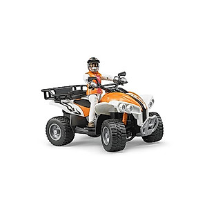 Bruder Quad with Driver (Colors May Vary)