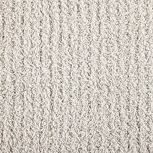 Crafted by Catherine Premier Ribbed Cozy Knit Throw Blanket 60" x 70" Inches, Soft Comfy Decorative Throw for Couch Bed Sofa Travel, Stone