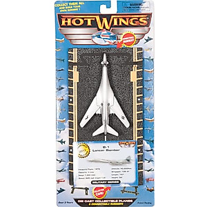 Hot Wings B-1 (with silver markings) with Connectible Runway