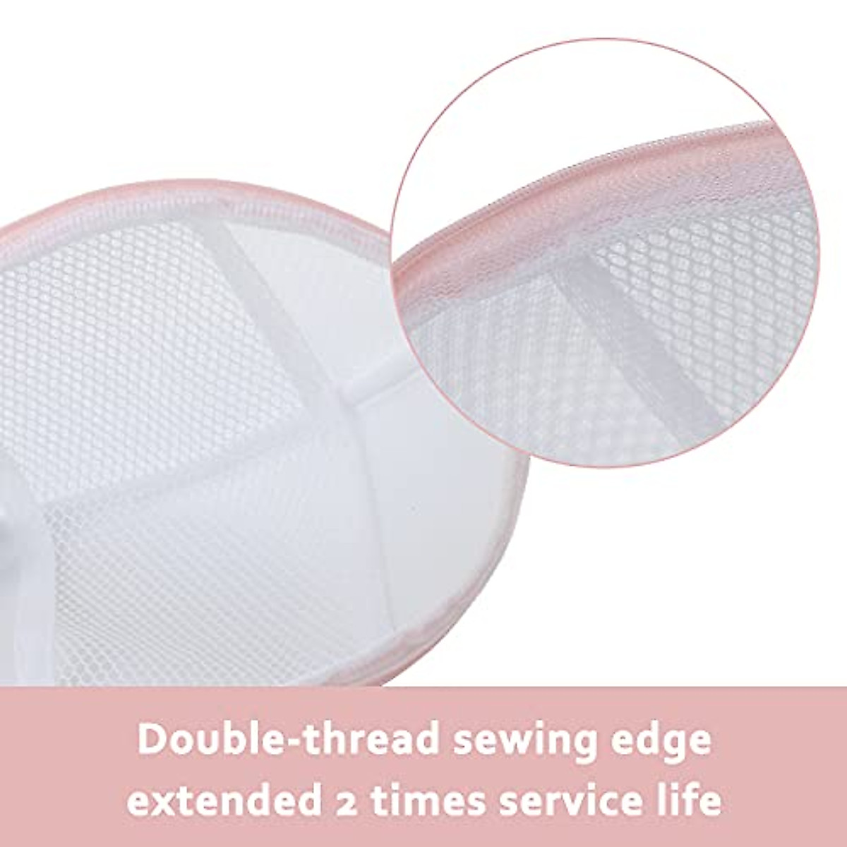 KATEI STORY Laundry Bag Bra Washing Bags Set Of 3 High Permeability Fine Mesh Bra Bag Reusable Bra Bags With Exclusive Lock To Prevent The Zipper From Shifting…