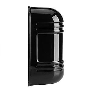 Omabeta 100m Sensor Alarm Dual Beam Photoelectric Infrared Detector Dual Beam Alarm Accessories Black for Home Security Outdoors