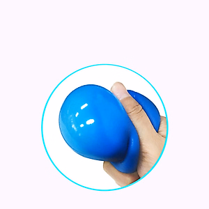 Hekkomird 4Pcs Luminescent Sticky Balls for Kids,Sticky Wall Ball Set,Glow Sticks Balls Toys Gifts for Teens Kids,Stress Toys for Adults (B-Luminous,1.8")