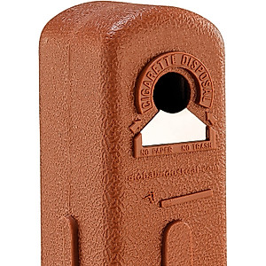 Global Industrial Terracotta Outdoor Ashtray, 1-1/2 Gallon