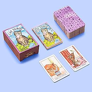 Cat Tarot: 78 Cards & Guidebook (-)