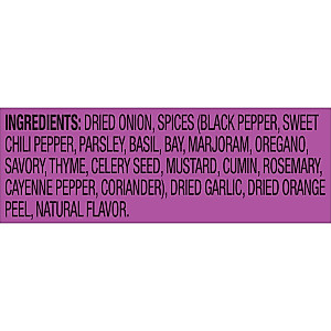 Dash Salt-Free Seasoning Blend, Onion & Herb, 2.5 Ounce (Pack of 8)