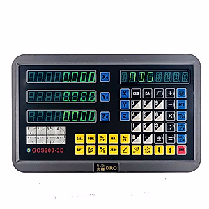2/3 Axis Digital Readout and TTL Precision Linear Glass Scale DRO Encoder for Milling Lathe,Note: Display and Scales Sold Separately,pls Select the Size options!(3 Axis Digital Readout Display ONLY)