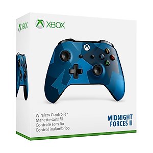 Microsoft Xbox One Wireless Controller, Midnight Forces II Special Edition - Xbox One (Renewed) [video game]