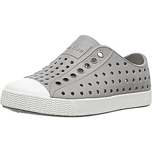 Native Shoes, Jefferson Child, Kids Lightweight Sneaker, Pigeon Grey/Shell White, 2 M US Little Kid