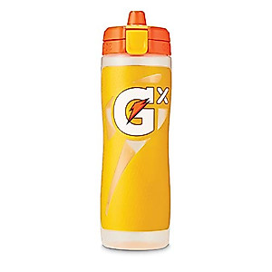 Gatorade Gx Kitchen Hydration System, Non-Slip Gx Squeeze Bottles & Gx Sports Drink Concentrate Pods Yellow,Plastic
