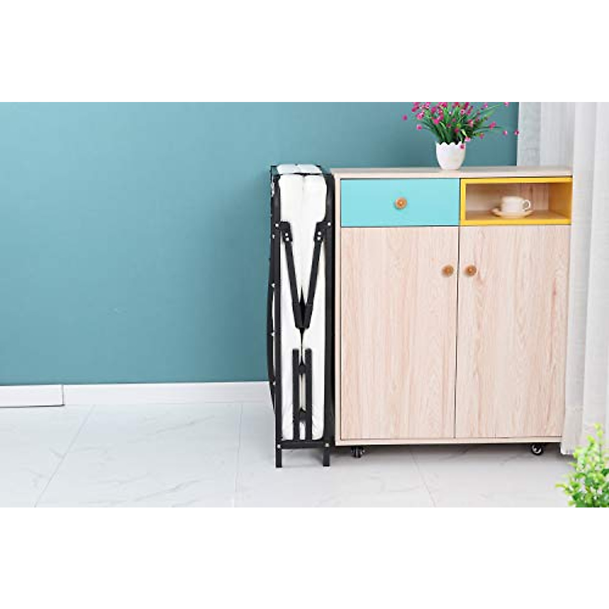 Apelila Folding Bed with Gel Thick Memory Foam Mattress Guest Beds Portable Foldable Day Bed (74.8x31.4x10.6 inch, New Arrivel)