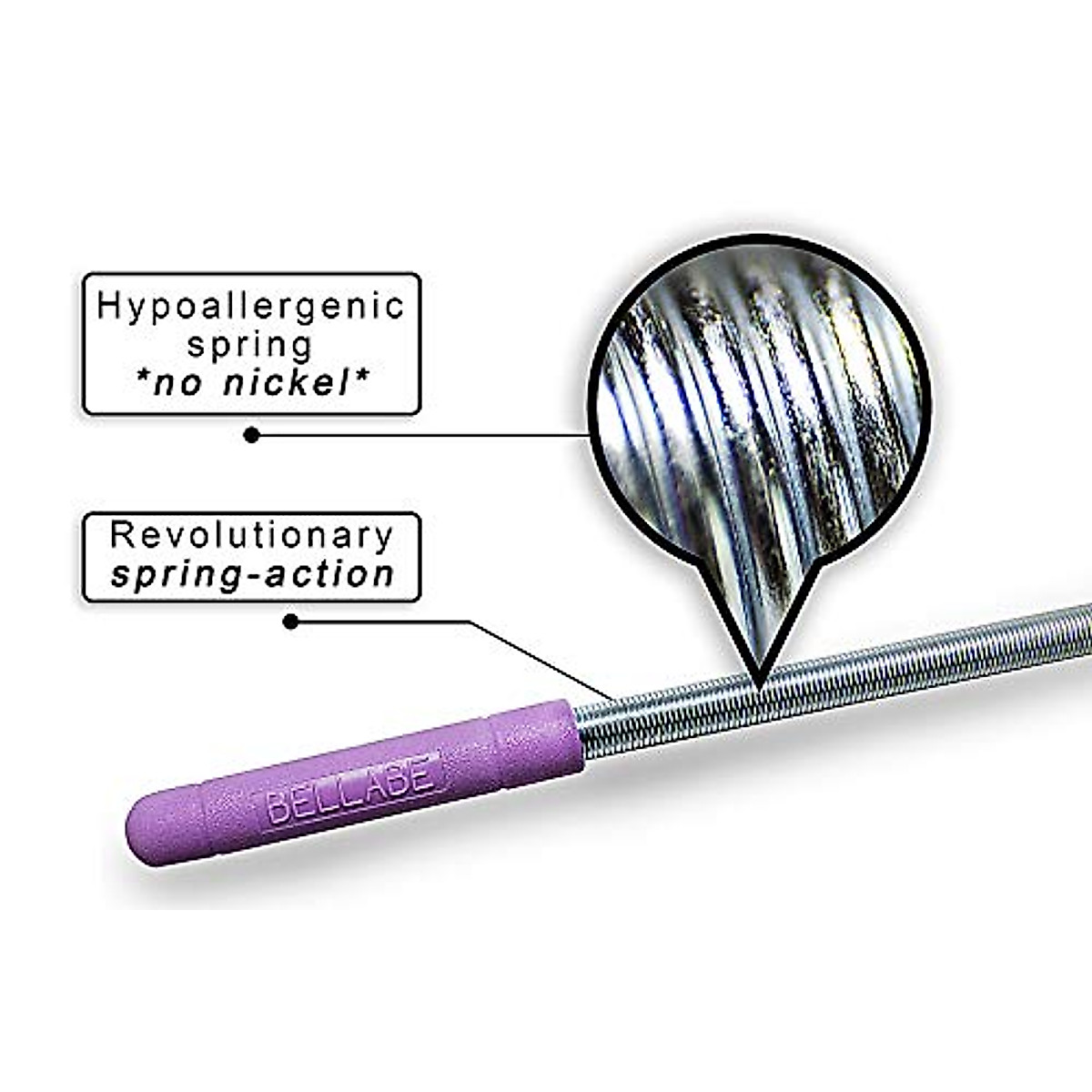 Bellabe Facial Hair Remover for Women. Remove Unwanted Hair on Upper Lip, Chin, Face, or Neck | The Original Hair Remover Spring for Unsightly Hair | Made in The USA