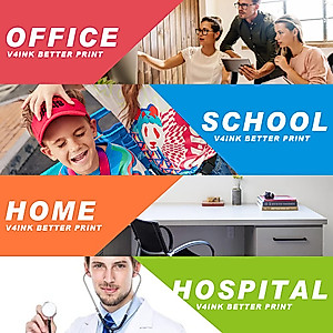 v4ink New Compatible 89X Toner Cartridge (with Chip) Replacement for HP 89X 89A CF289X Black Toner for HP Enterprise M507n M507dn M507x M507dng MFP M528dn M528f M528c M528z -1 Pack