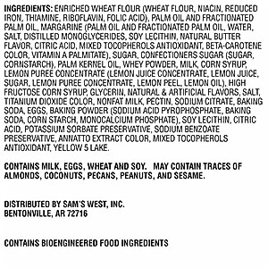 Member’s Mark Lemon Zest Filled Vanilla Shortbread Cookies (19 Ounce)