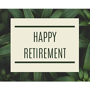 Happy Retirement Guest Book (Hardcover): Guestbook for retirement, message book, memory book, keepsake, landscape, retirement book to sign, gardening retirement book for signing