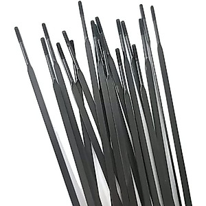 GIORIS 261mm Bicycle Spokes 20pcs/lot J Bend Flat Bike Spokes 2mm Steel Wheel Spokes 14G Elbow Flat Bike Wheel Spokes with Nipples for Mountain Bike Road Bike