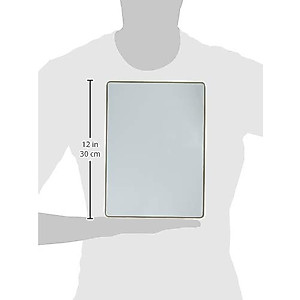 Dowling Magnets Magnetic Dry-Erase Boards – Double-Sided Blank – 12" Long x 8.75" Wide – Pack of 5.