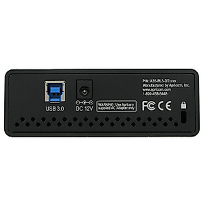 Apricorn 16TB Aegis Desktop Padlock FIPS 140-2 Validated 256-Bit Encrypted Hard Drive (ADT-3PL256F-16TB)