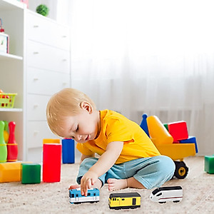 Pull Back Car Train Toy - Titipo and Friends 3 Vehicles Set Christmas Birthday Gifts for Kids and Toddlers Boys and Girls 3 Years and Up (No. 2 Loco, Eric, Xingxing)