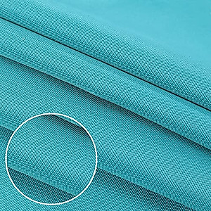 ACCREST Sun Shade Sail Waterproof 6.5'×6.5'×6.5' Triangle Shade Sail UV Block Canopy Awning for Patio Backyard Lawn Garden Outdoor Activities，Lake Blue