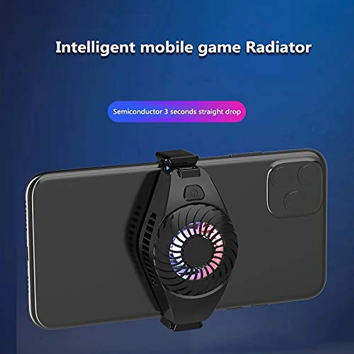 JYXDKD Universal Mobile Phone Cooler Adjustable Cooler Portable Heat Sink Cooling Fan Game Pad Holder