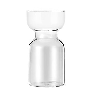 UPKOCH Glass Coffee Mug Coffee Cup Hourglass Clear Milk Cup Wine Beer Cup Drinking Glass Mug for Home Kitchen Office Coffee Shop 310ml
