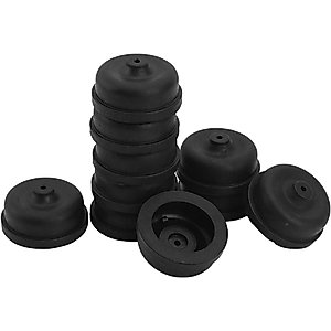 6Pcs Black EPDM Rubber Oxygen Pump Replacement Parts for Aquarium Fishing Oxygen Pump Aquarium Diaphragm Silicone Cup Parts Reolacements Fish and Aquatic Pets, Pet Supplies