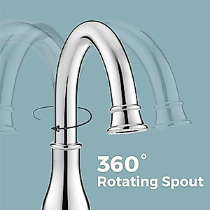 Pfister LF-WL8-SNPC Pfister Sonterra 2-Handle 8" Widespread Bathroom Faucet in Polished Chrome Pfister Sonterra 2-Handle 8" Widespread Bathroom Faucet in Polished Chrome, Small, Polished Chrome