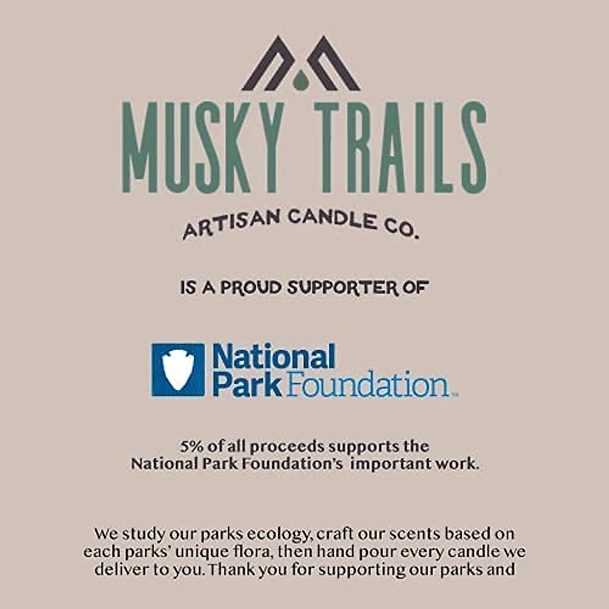 Yellowstone National Park Hand Poured Woodwick Crackle Coconut Wax Candle (8oz)