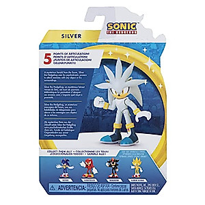 Sonic The Hedgehog 2.5-Inch Action Figure Modern Silver Collectible Toy