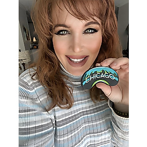 Vagabond Heart Chicago Illinois PVC Fridge Magnet - Chicago Bean Souvenir