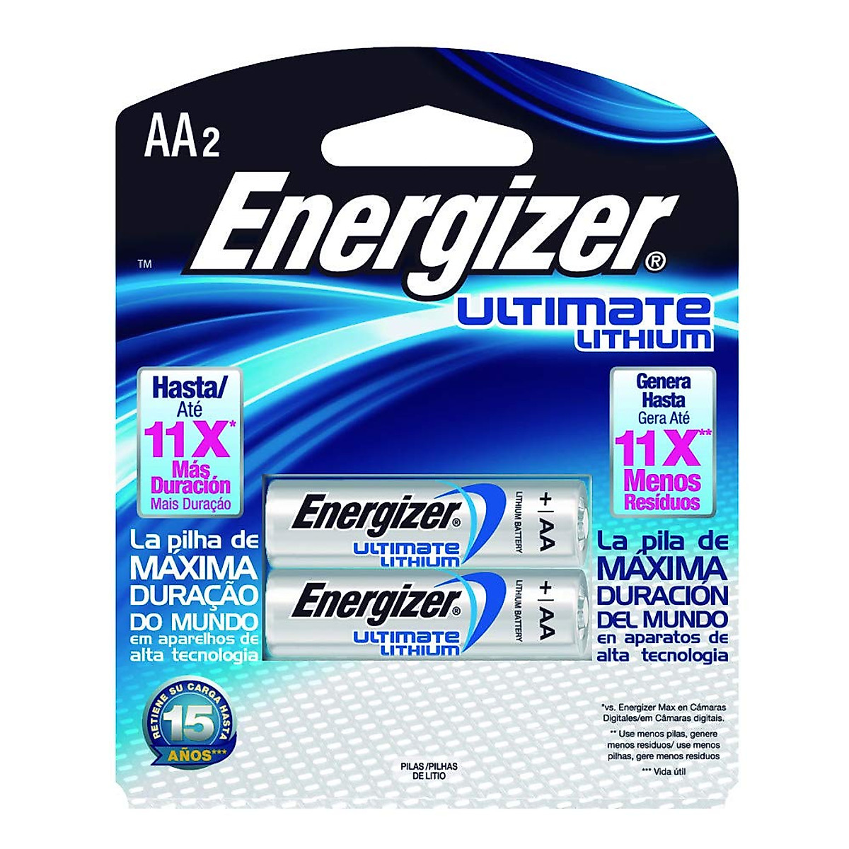 Energizer EVEL91BP2 E Lithium Batteries