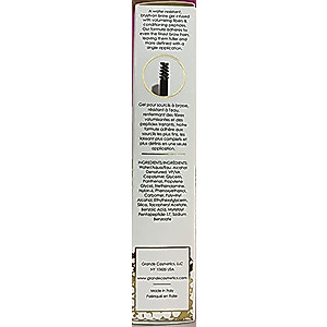 Grande Cosmetics GrandeBROW-FILL Volumizing Brow Gel, Clear