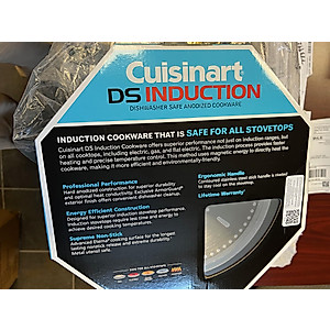 Cuisinart DS Induction 12 ' Skillet with helper handle, GREY