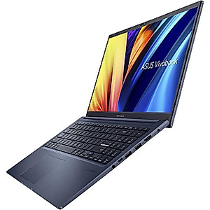 ASUS VivoBook 15.6" FHD Business Laptop Newest, 6 Cores AMD Ryzen 5 Processor, 16GB RAM 1TB SSD, Backlit Keyboard, 180° Lay-Flat Hinge, Windows11, Blue +CUE Accessories