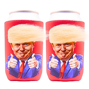 2PCS Can Cooler, Funny Soda Pop Beer Cozy, American Eagle Can Cooler Sleeve