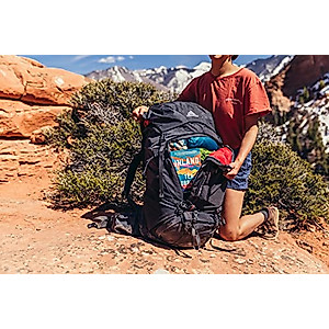 Gregory Mountain Products Women Deva 80 Pro, Lava Grey, Small