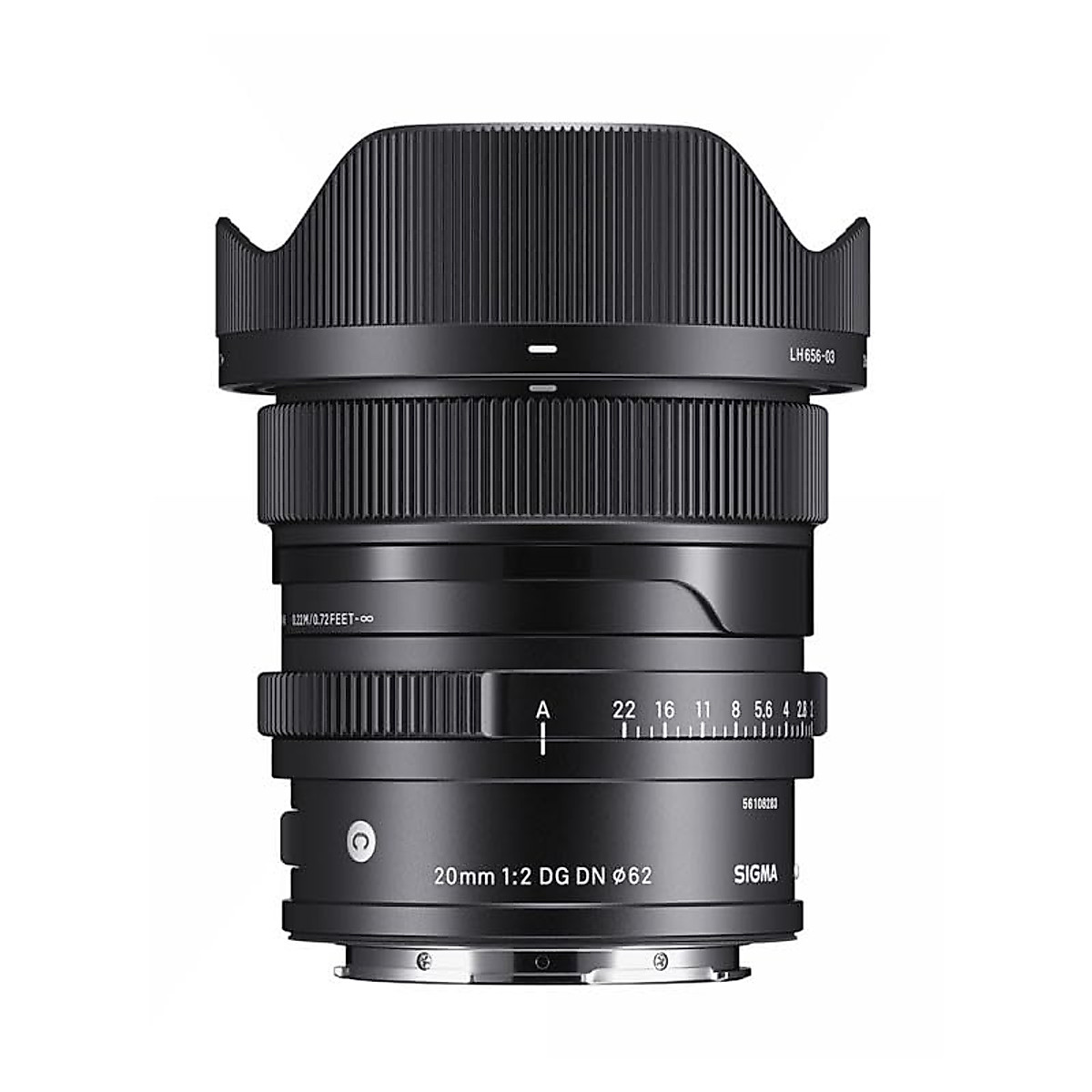 20mm F2.0 DG DN C for L Mount Black