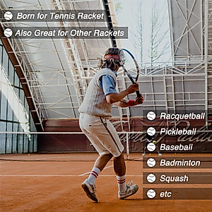 Tannius Dry Feel Tennis Overgrip (Pack of 9), Long-Lasting Tennis Racket Grip Tape, Super-Absorbent and Non-Slip Racquet Grip (Mixed Colors)