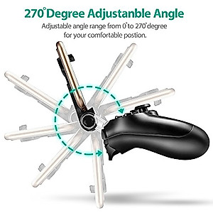 ICESPRING Phone Clip Holder Clamp Mount Stand Bracket for Playstation 4 Slim Pro PS4 Wireless Controller