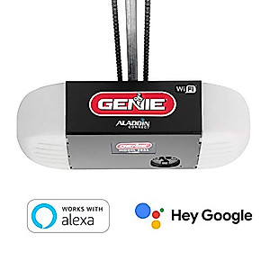 Genie Chain Glide Connect Essentials Smart Garage Door Opener - Reliable Chain Drive Opener With LED Lighting- Works with Alexa, SmartThings, Brilliant Smart Home