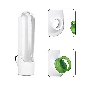 Lwuey Herb Savor Pod, Saver for Refrigerator Fresh Keeper Container Vegetable Preservation Bottle Vanilla Storage Cup Keep Greens Practical Tool Cilantro Mint Leaves Parsley Asparagus Kitchen Home